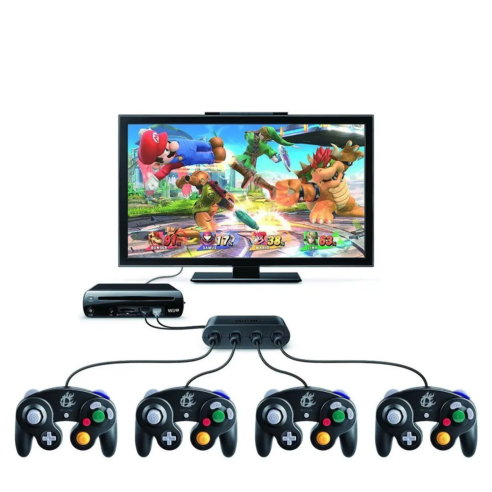 4 Ports Replacement Gamecube Game Controller Adapter Converter for ... 4 Ports Replacement Gamecube Game Controller Adapter Converter for ...