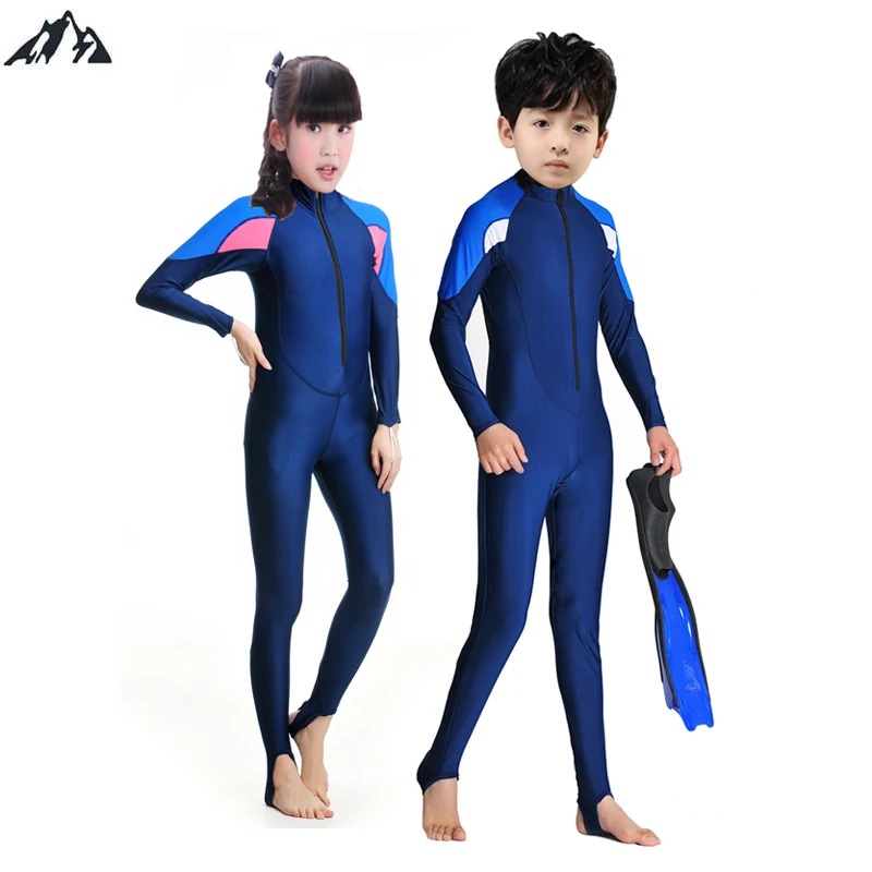 Diving suit UPF50 + Long Sleeve Lycra Kids Jellyfish Diving Skinsize ...