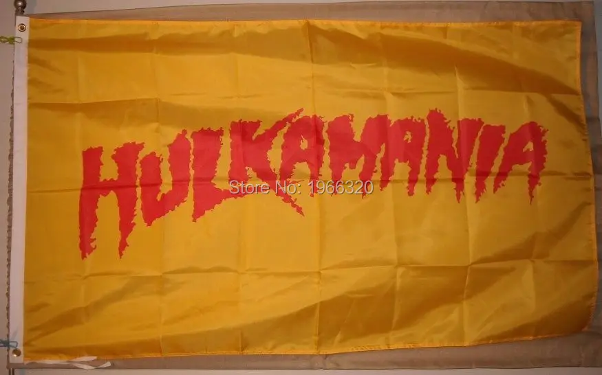 Aliexpress.com : Buy Hulkamania Hulk Hogan WWF Wrestling Banner Flag ...