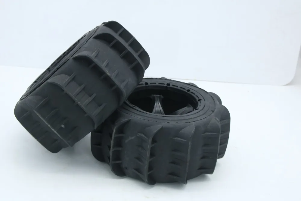 Top Big Rear Desert Wheel Tire Sets For HPI KM ROVAN BAJA 5B 5T 5SC ...