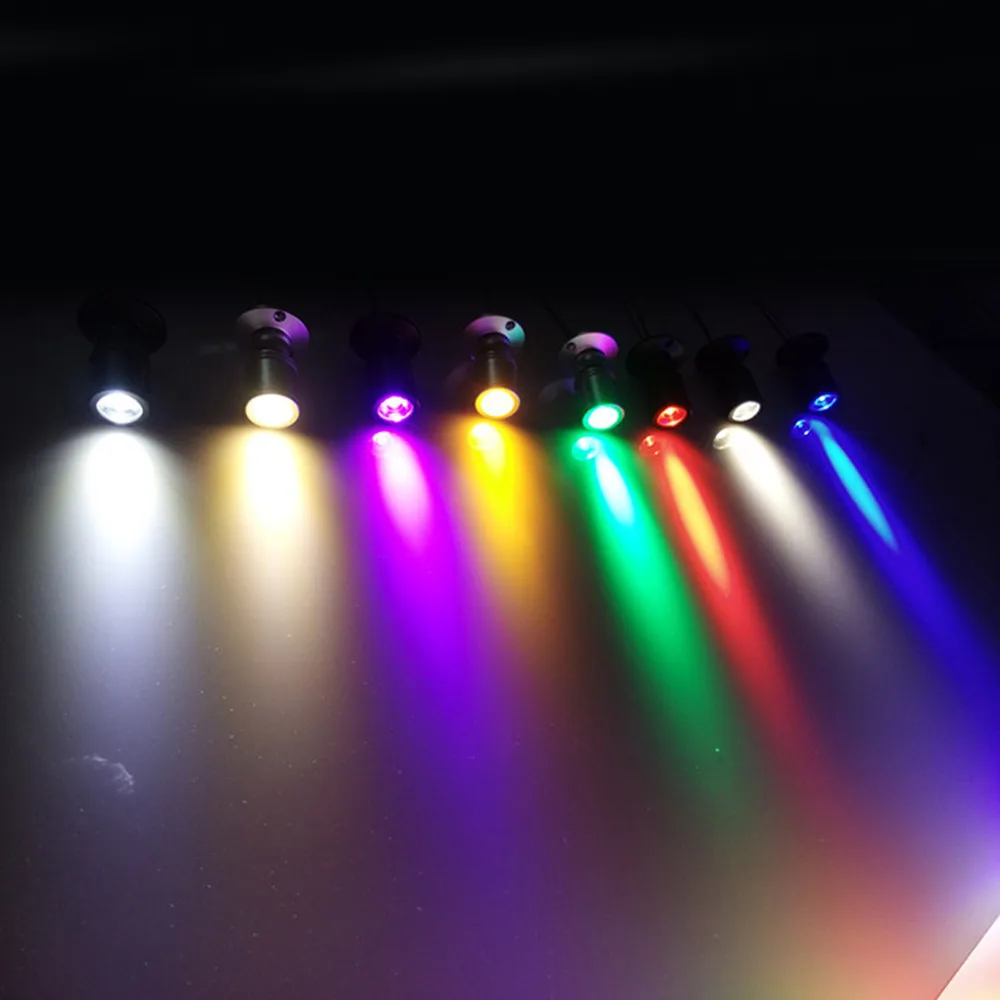 10pcs/lot Mini Led Spot Light Cabinet Lamp 1w Or 3w High Power Led ...