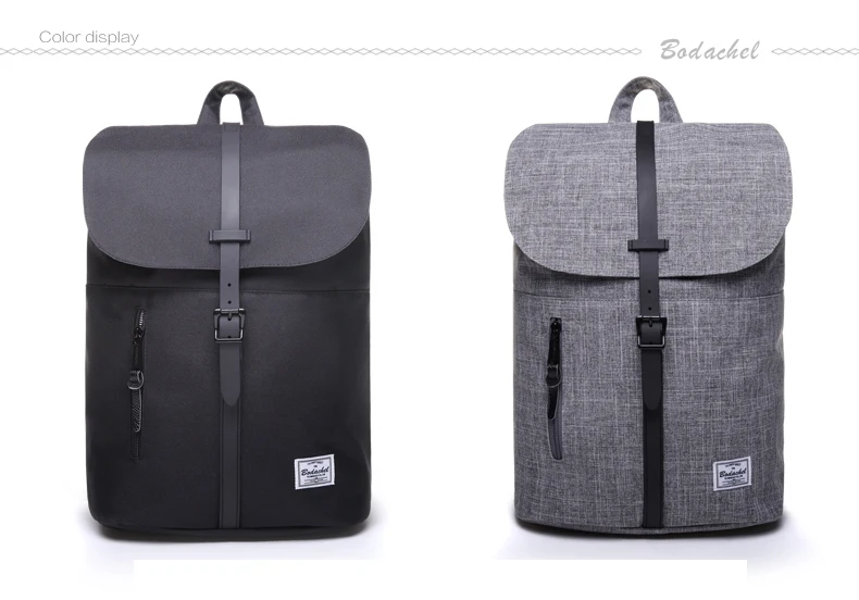 Bodachel, женский рюкзак, стильный, Оксфорд, 14 дюймов, для ноутбука ...