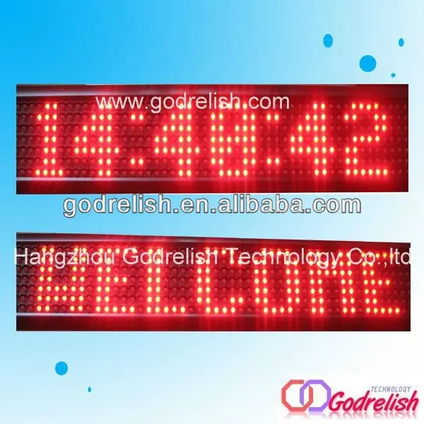 Brand new outdoor led clock temperature display with CE certificate ...