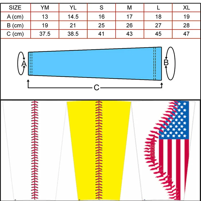 Yellow Softball Arm Sleeve In Baseball And Softballs From Sports And Entertainment On