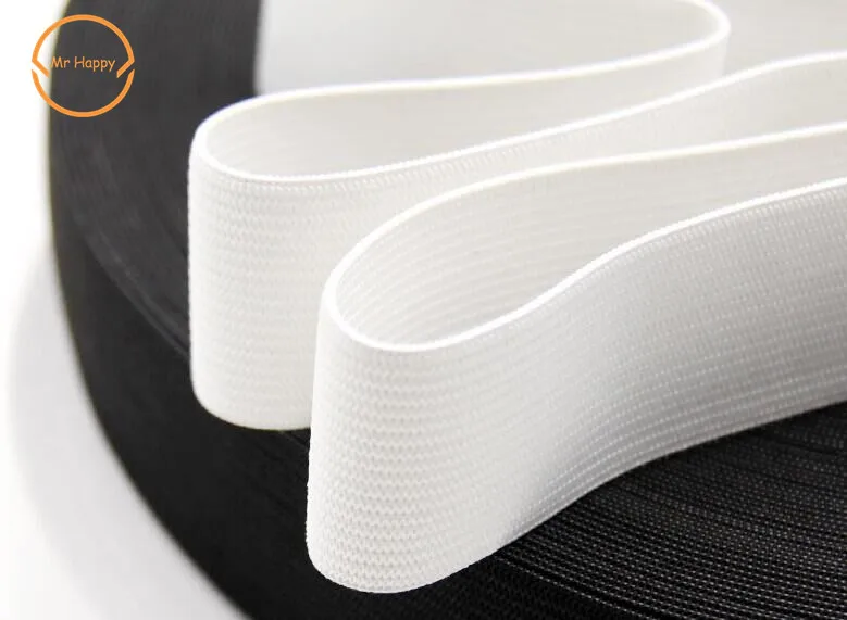 40m/lot elastic rubber band clothing accessories nylon webbing garment ...