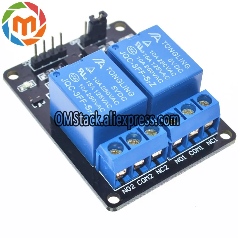 1PCS 5V 2 Channel Relay Module Shield for Arduino ARM PIC AVR DSP Electronic .We are the ...