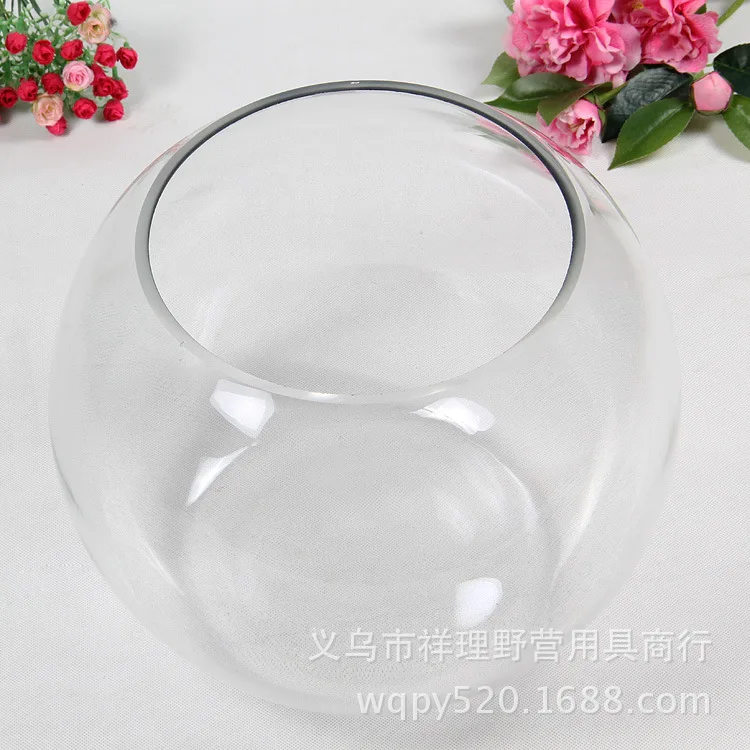 Wholesale fish tank hydroponic transparent sphere glass vase glass ...
