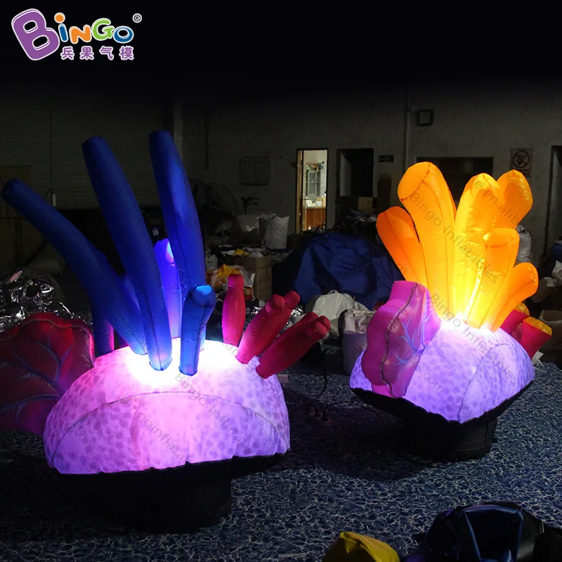 Free-delivery-ocean-theme-Inflatable-LED-Lighting-Seaweed-toy-colorful ...