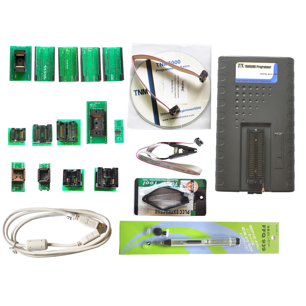 Programador EEPROM USB TNM5000 + adaptador de 10 piezas, para uso ...