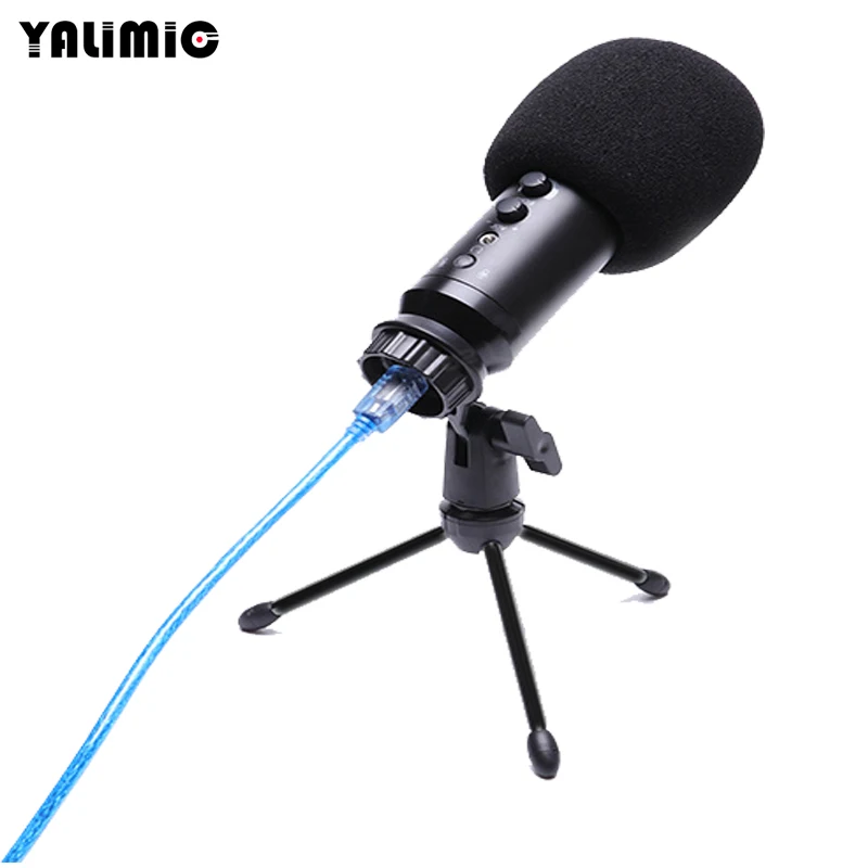 MK F400TL 스튜디오 마이크 USB 콘덴서 사운드 녹음 스탠드 무료 드라이버 휴대 전화 컴퓨터|마이크| - AliExpress