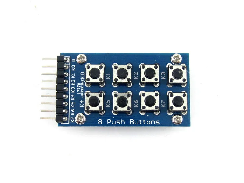 8 Push Buttons Keyboard Single Key Accessory Board Module (Arranged as 2x4 in One Board)|module ...
