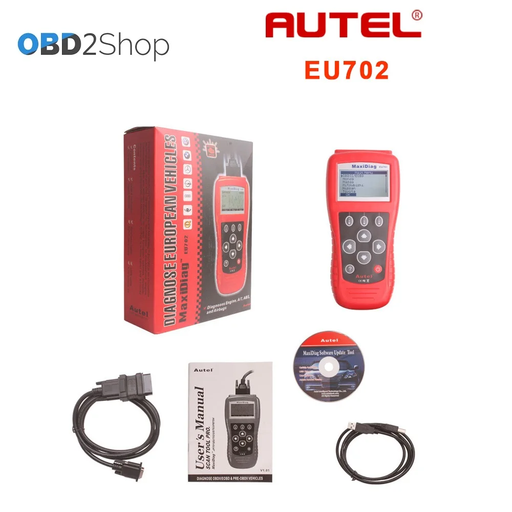 AUTEL Maxidiag EU702 SCANNER LEITOR de CÓDIGO OBD2 EOBD II|autel ...