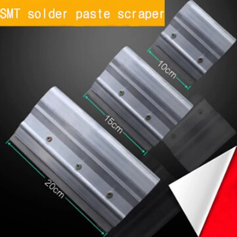 wholesale 15cm Steel Solder Paste Squeegee scraping knife SMT stencil ...