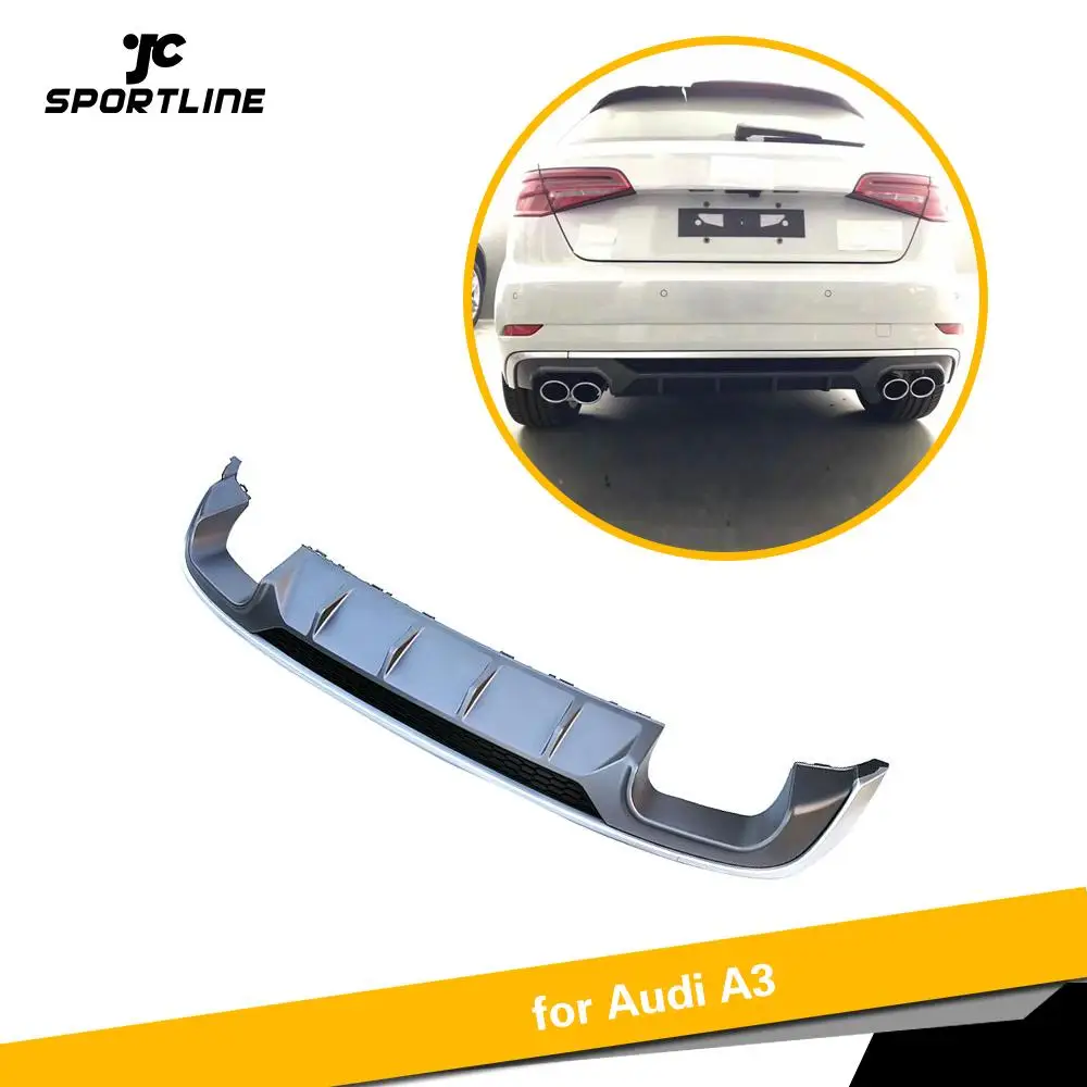 For A3 Rear Bumper Diffuser Lip for Audi A3 Standard Hatchback 2 Door ...