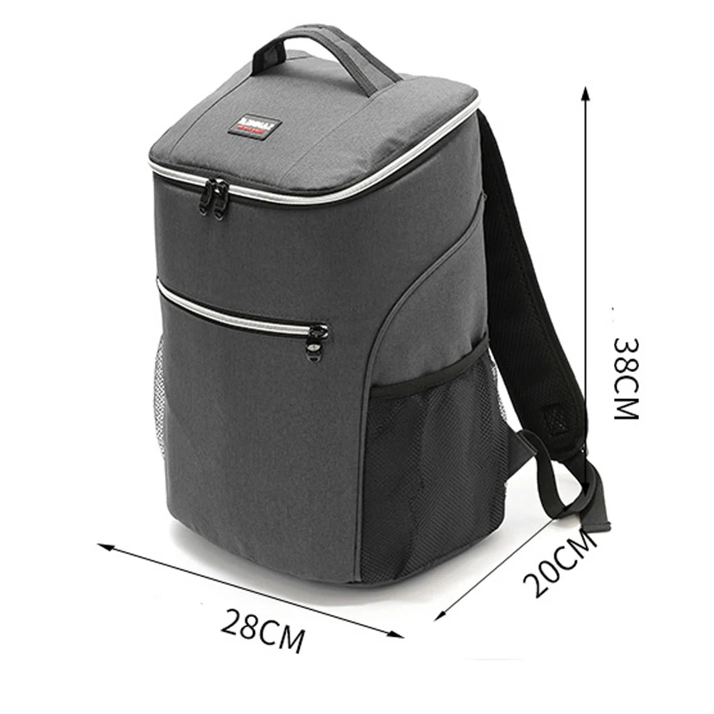 20L 600D oxford big cooler bag thermo lunch picnic box insulated cool ...