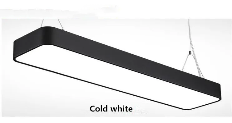 Rectangle Led Pendant Light Aluminum Hanging Lighting Fixture Suspended ...