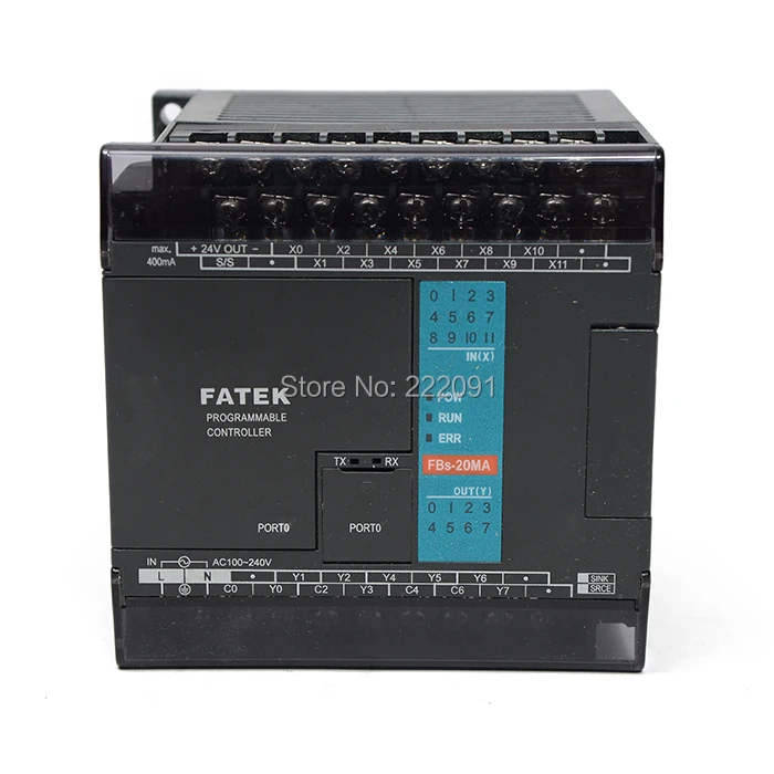 Intput FBs 20MA fb 20mar2 ac Fatek PLC 12 Puntos 24 VDC/8 Puntos de Salida De Relé NUEVA|output ...