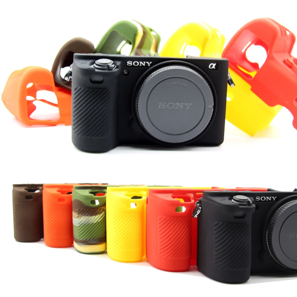 Silicone Camera Soft Case Protective Skin Cover For Sony a6500 Bag ...