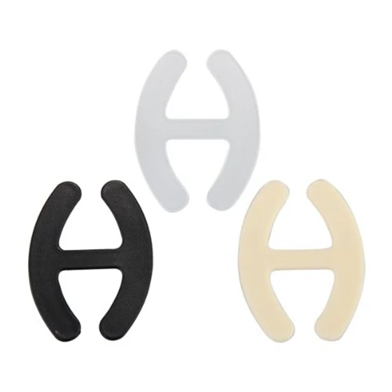 3pcs Bra Halter Bra Career Clip Clip Non Slip Black White Skin Color In Intimates
