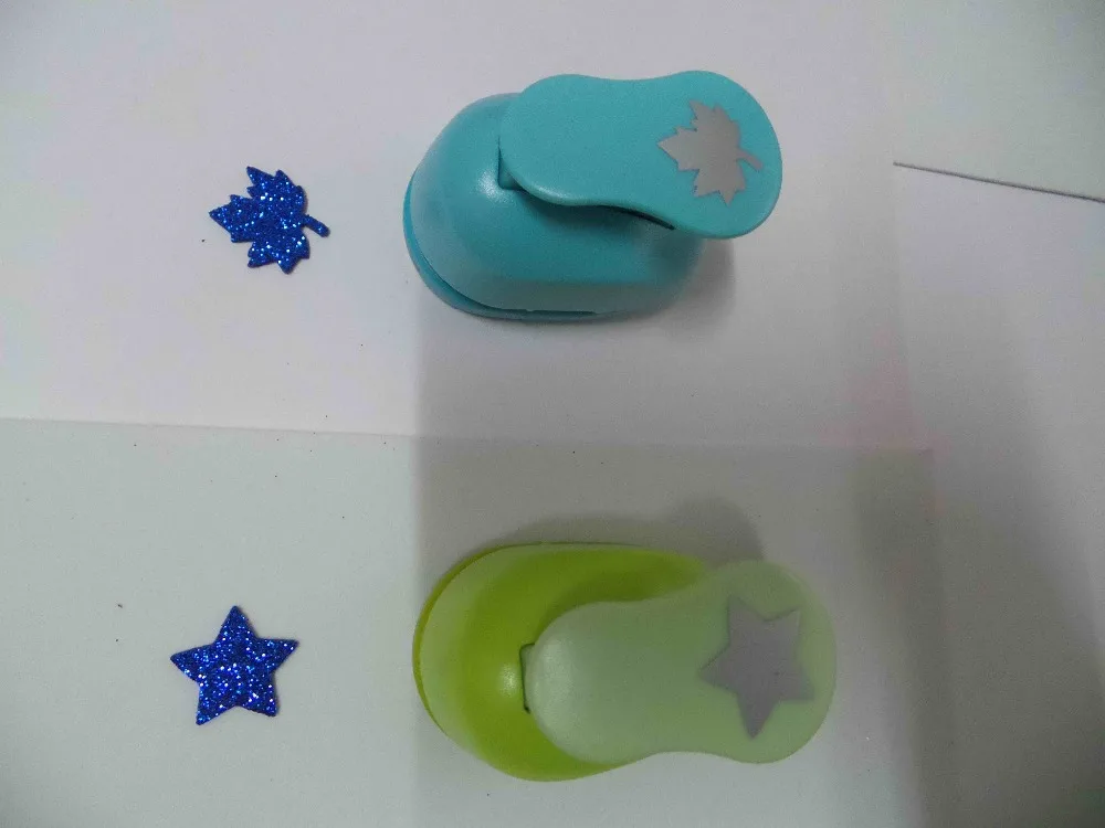 2pcs(2.5cm) maple and star shape craft punch set Punch Craft ...