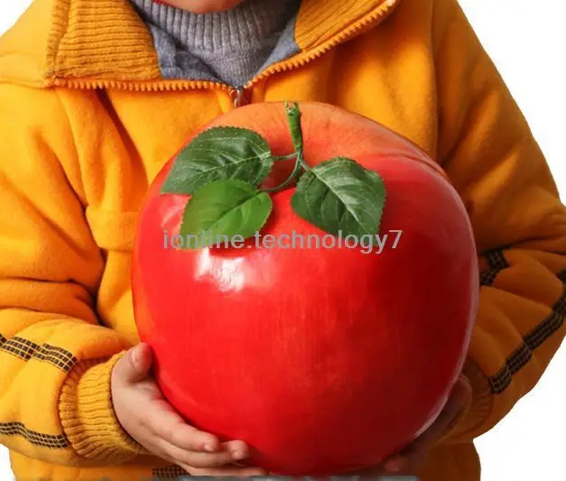 HUGE ARTIFICIAL APPLE FRUIT FAKE FAUX VEGETABLES CHILDREN HOUSE ...