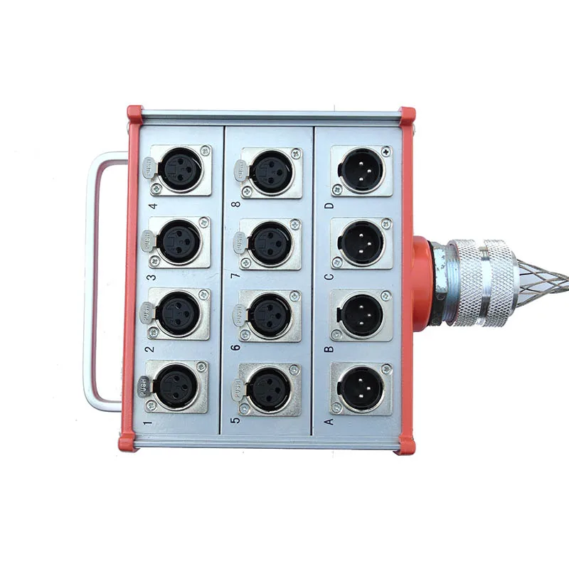 12 channel signal pathway stage junction box Stage cable box with 12 ...