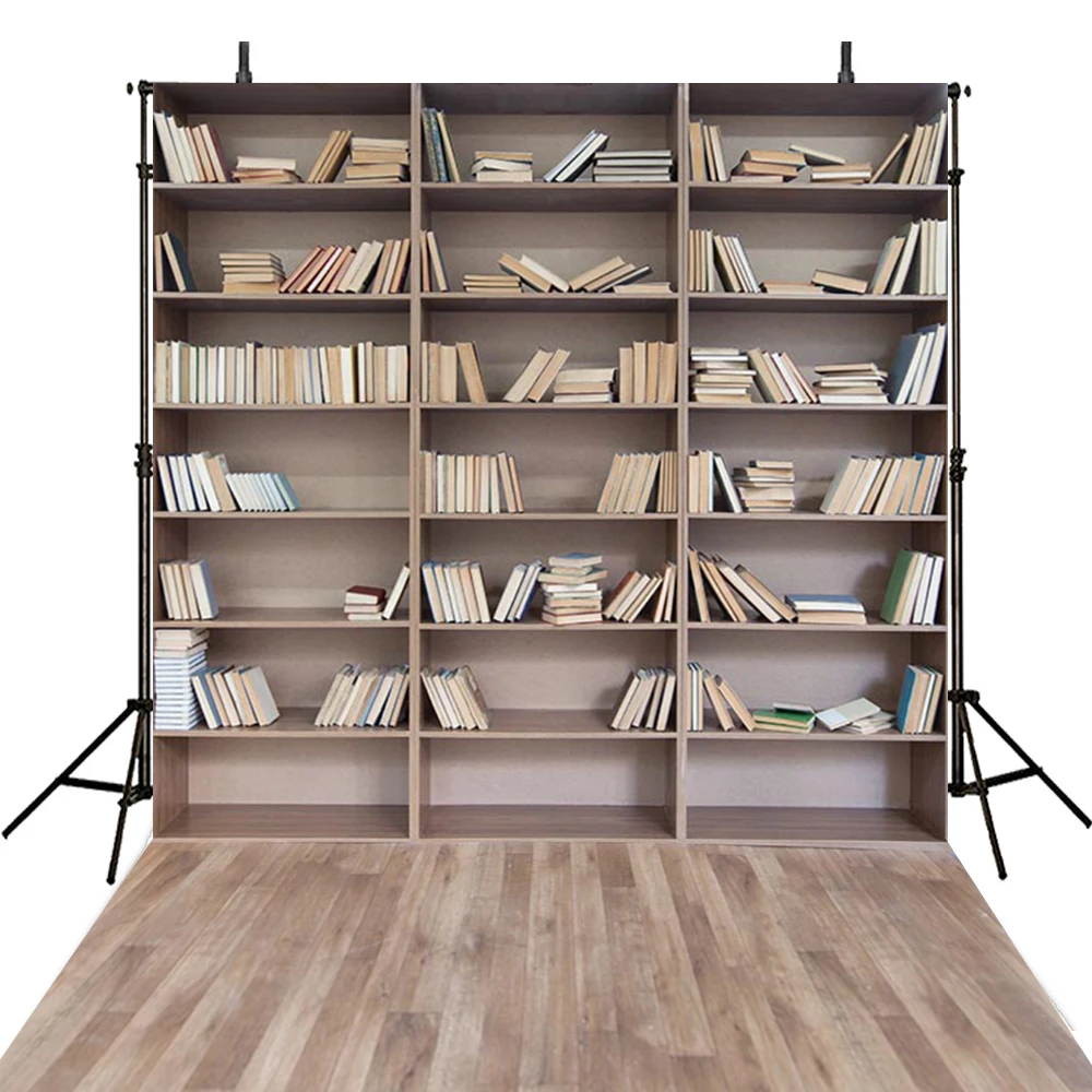 Graduation Bookshelf Background