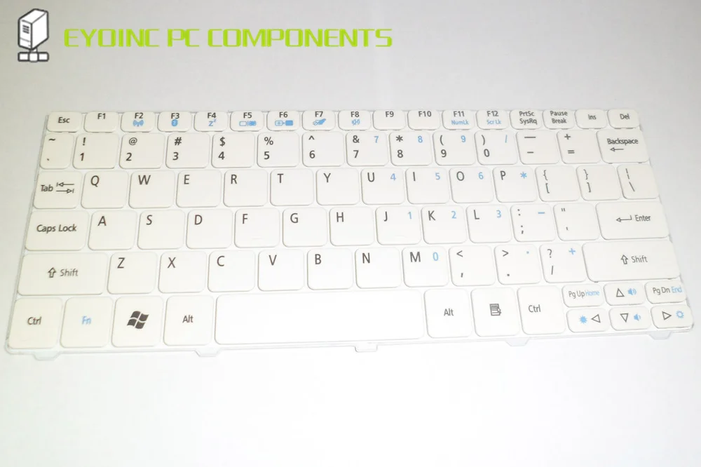 Original US แป้นพิมพ์สำหรับ Acer EMachines 355 EM355สีขาว|keyboard dome ...