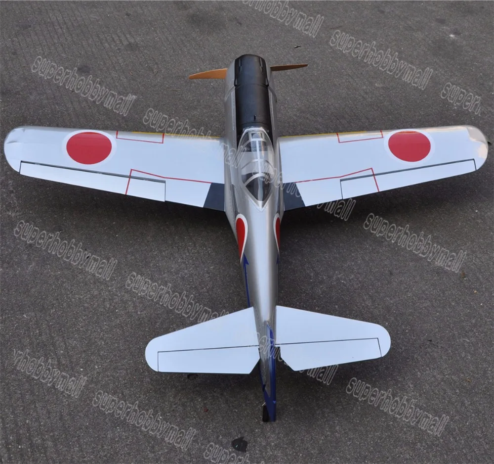 A060 HAIKONG KI 84 하야테 25E 44.9 인치 전기 RC 비행기 미국 주식|rc model airplane ...