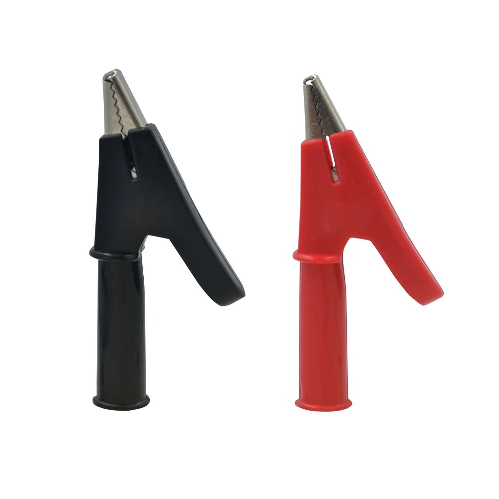 2Pcs 2000V 30A Crocodile Alligator Folders Safety Test Clips For 4mm ...