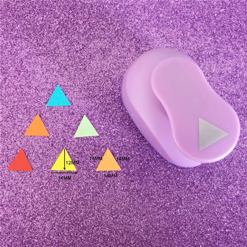 Triangle shape 5/8"/14MM paper EVA foam hole punches greeting card ...
