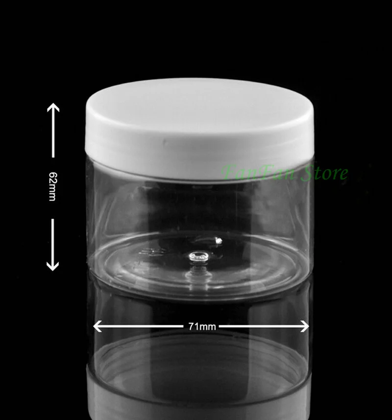 20pcs 150ml Bottle Plastic 150g Cream cans multi purpose PET Container ...