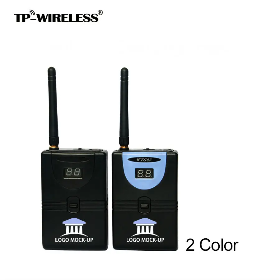 TP WIRELESS tarifa personalizada para dos colores serigrafía de WTG02 inalámbrico sistema de ...
