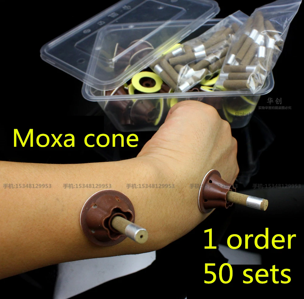 medical-self-adhesive-moxa-cone-moxibustion-tube-acupuncture-massage ...