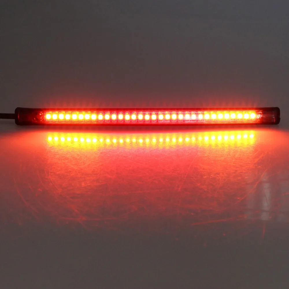 New Universal Flexible LED Motorcycle Brake Lights Turn Signal Light ...