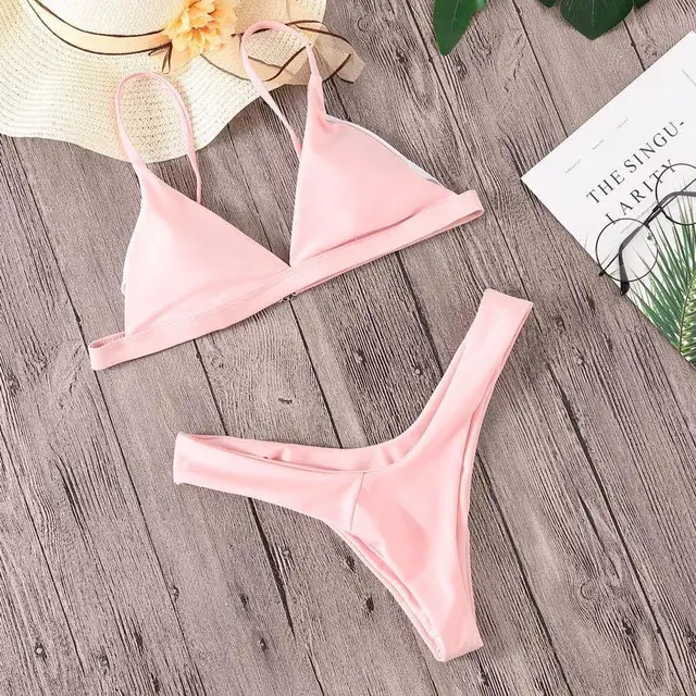 Buy Lefeel 2019 New Bikinis Set Solid Miro Bikini