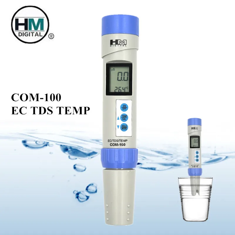 Temp-Meter Calibration Water-Tester COM-100 Swimming-Pool-Aquarium ...