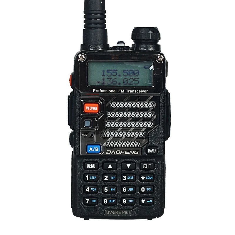 Baofeng UV 5RE Plus Walkie Talkie Dual Band Two Way Radio Pofung UV 5RE 5W 128CH UHF VHF FM VOX ...