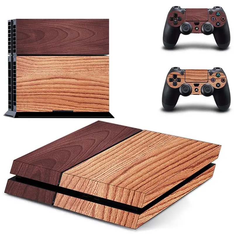 Wood Grain Skin Sticker for PS4 Console - ConsoleSkins.co