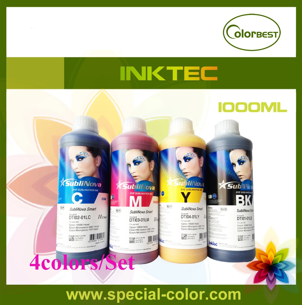 CMYK 1000ml Transfer Ink Polyester Dye Sublimation Ink from Korea-in ...