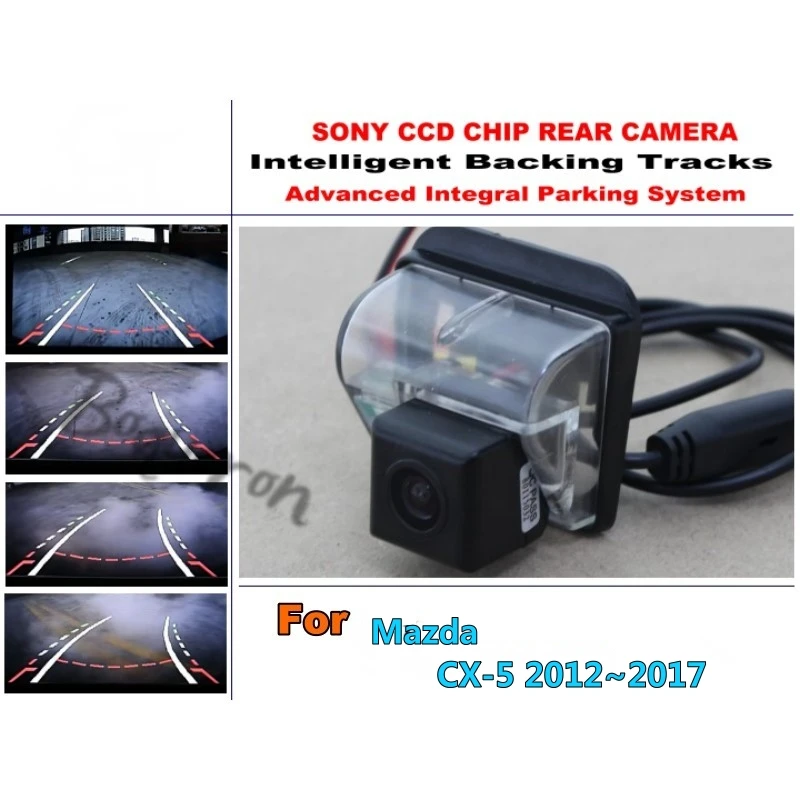 Para Mazda CX 5 CX 5 CX5 2012 ~ 2017 CCD Night Vision/Carro Inteligente ...