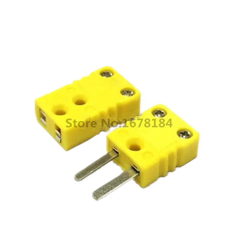 2PC-thermocouple-K-type-temperature-sensor-connector-Female-Male-socket ...
