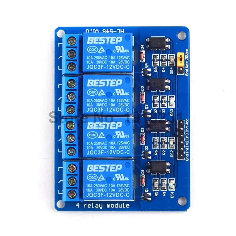 12V-4-Channel-Relay-Module-Low-Level-Trigger-with-Optocoupler-Relay ...