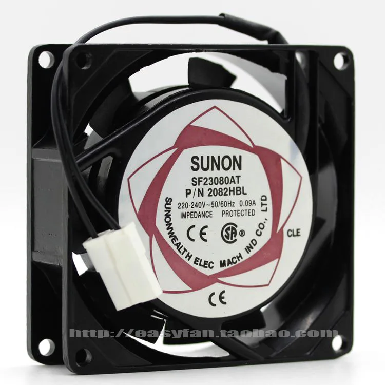 SUNON rodamiento de bolas doble, 8CM, 220V, 8025, 8CM, SF23080AT, ventilador de refrigeración ...