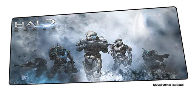Halo mouse pad 1200x500mm mousepads Boy Gift gaming mousepad gamer ...