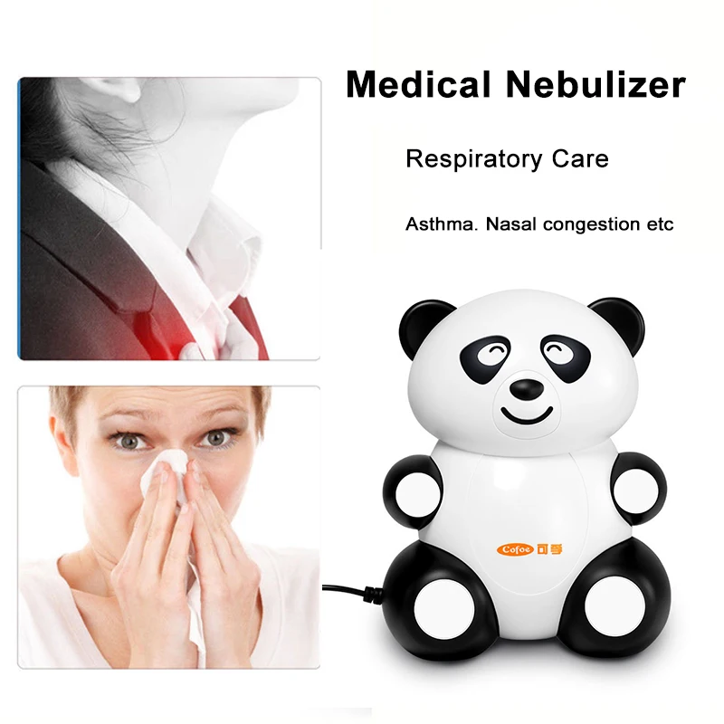 Cofoe Household Compressor Nebulizer System Panda Cartoon Pediatric ...