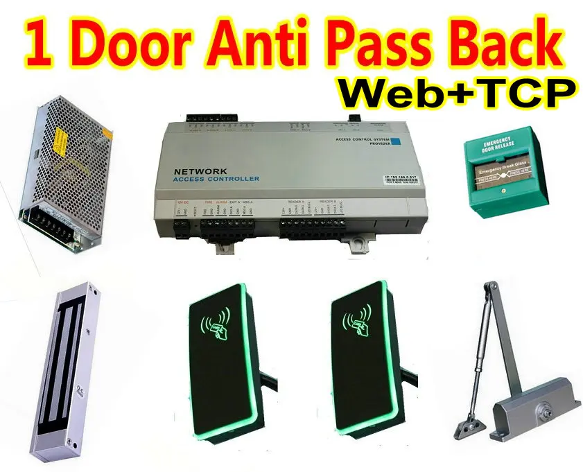 1-Door-Anti-Pass-Back-Controller-PCB-Board-with-Web-Server-Web-Browser ...