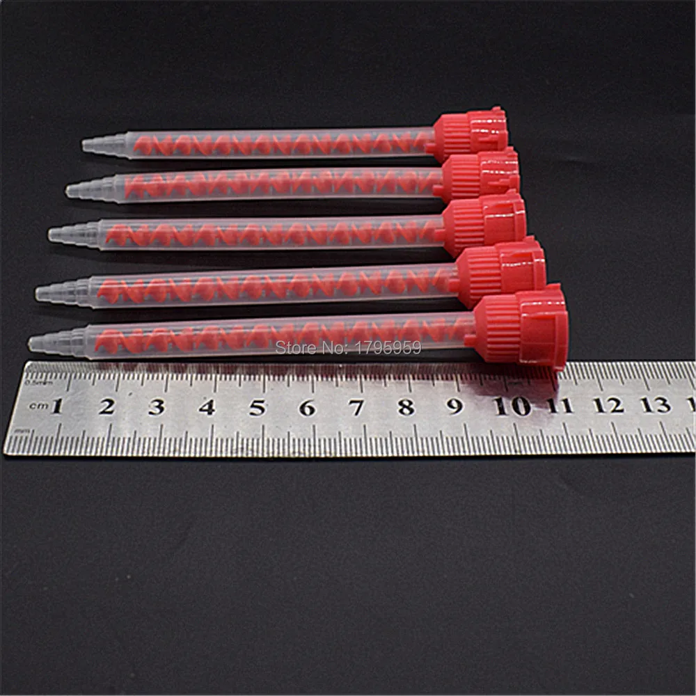 5x Dual Cartridge Epoxy Adhesive Applicator Static Mixer Mixing Nozzle ...