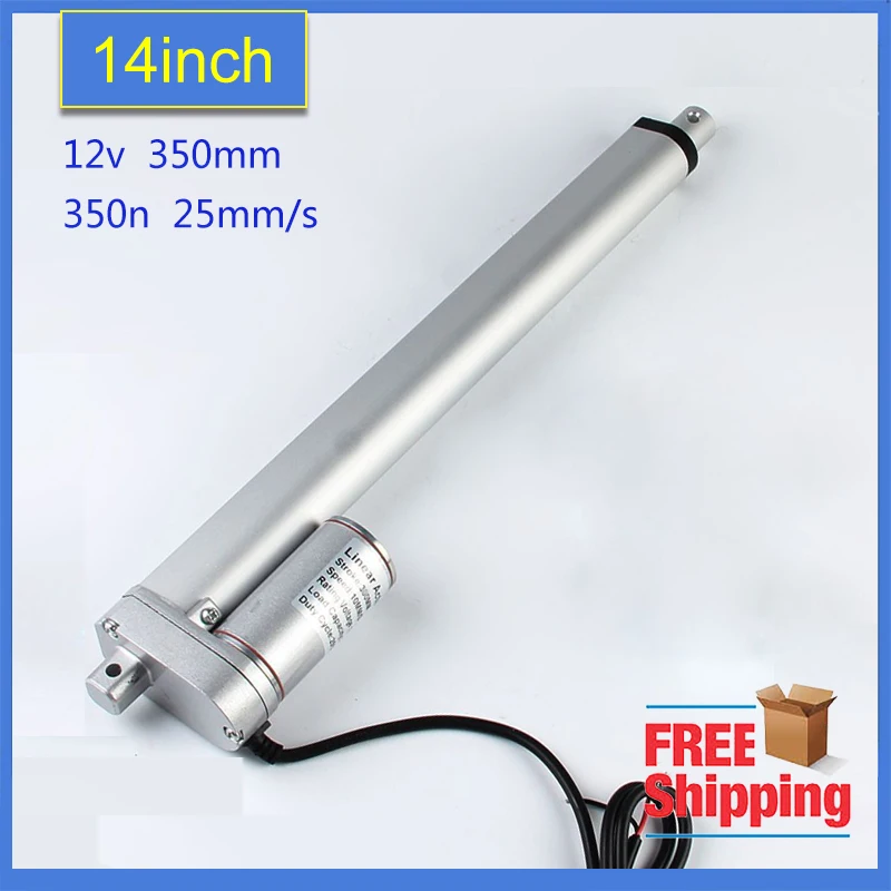 Multi function Linear Actuator Motor DC12V 350mm Stroke Heavy Duty 350N ...