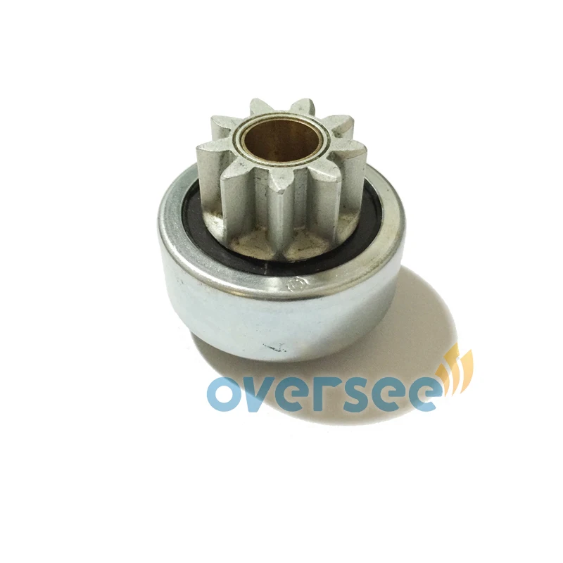 OVERSEE 6N7-81807-00 Start Motor Pinion Replaces for Yamaha Outboard ...